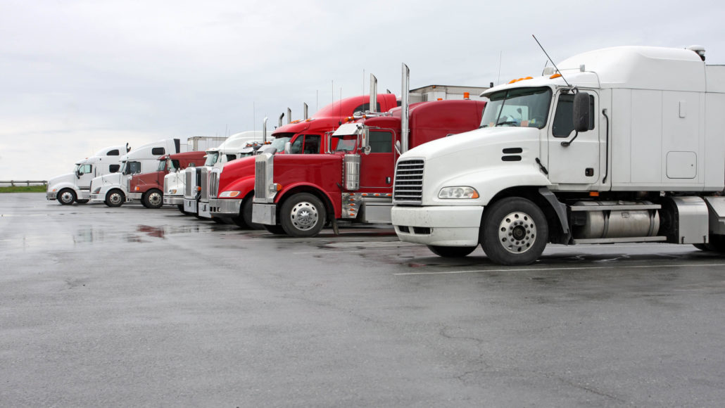Semi Truck Parking Lot - TNT Services